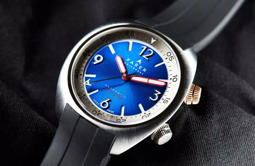 Duas coroas, ótimo relógio - o Farer Aqua Compressor Hecla - Relógios de tempo e maré 10425_2