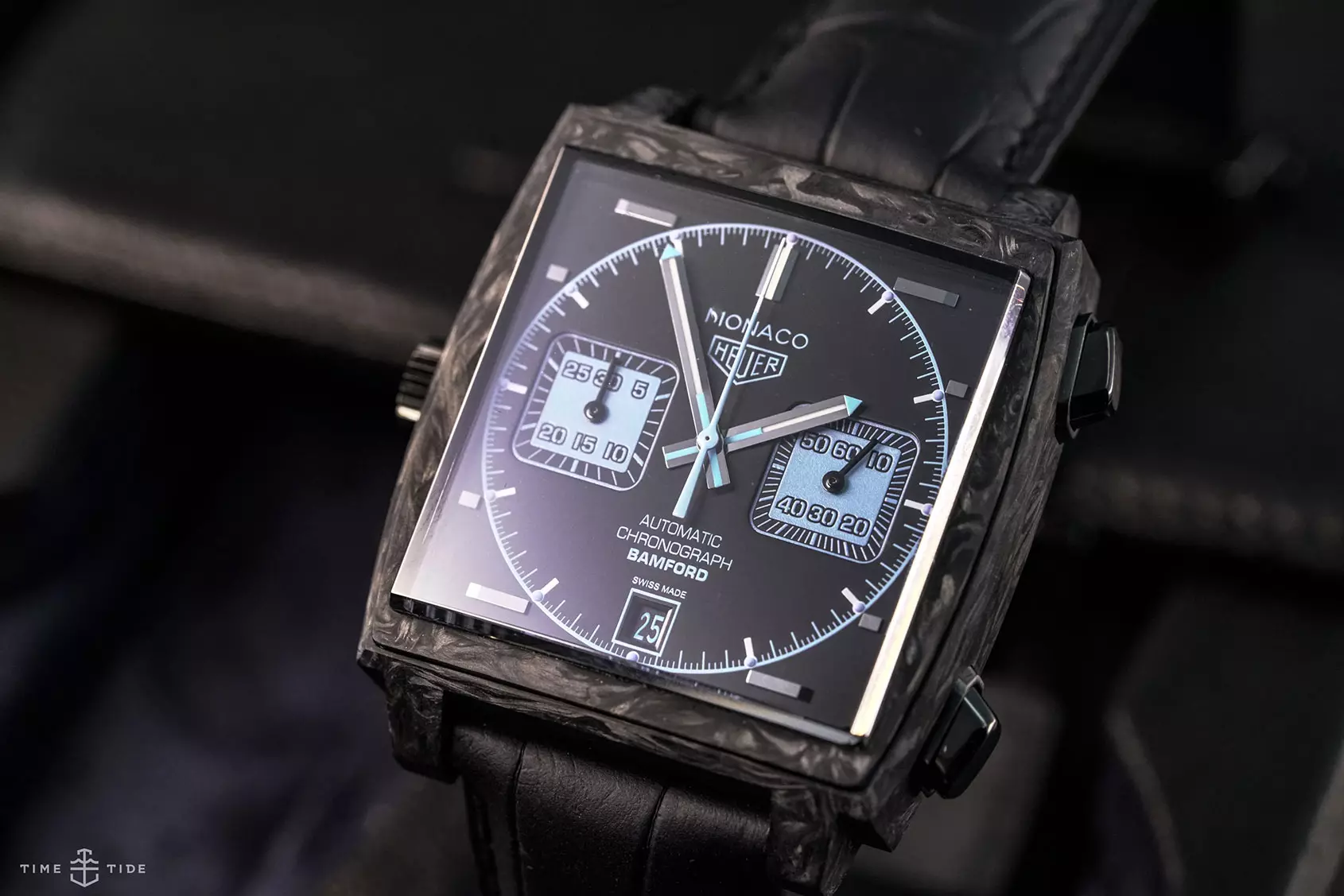 TAG HEUER MONACO CALIBER 11 BAMFORD LIMITED EDITION الأكثر إثارة كرونوغراف لعام 2018