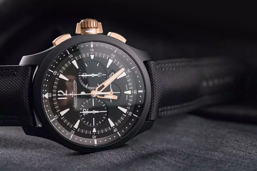 Jaeger-LeCoultre Master Compressor Chronograph Ceramic in Black au Pink Gold – Mapitio ya Mikono 11351_3