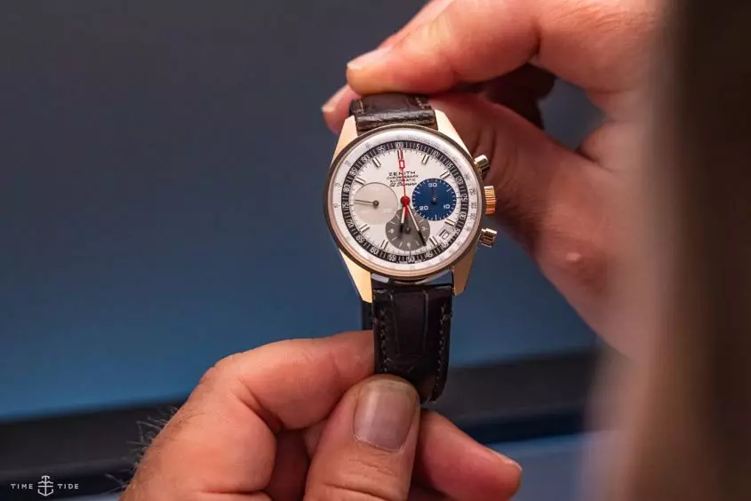 VIDEO: Zenith El Primero gadsimts piedāvājumā A386 Revival 50th Anniversary zelta modeļos no Baselworld 2019 — laika un bēguma pulksteņi 11353_2