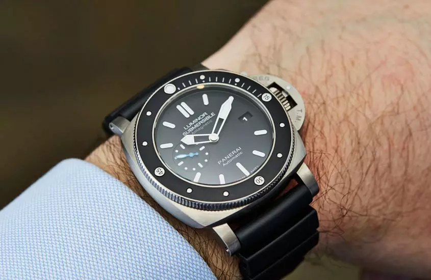 PAM 1389: Panerais antimagnetiske titanium dykker 11434_4