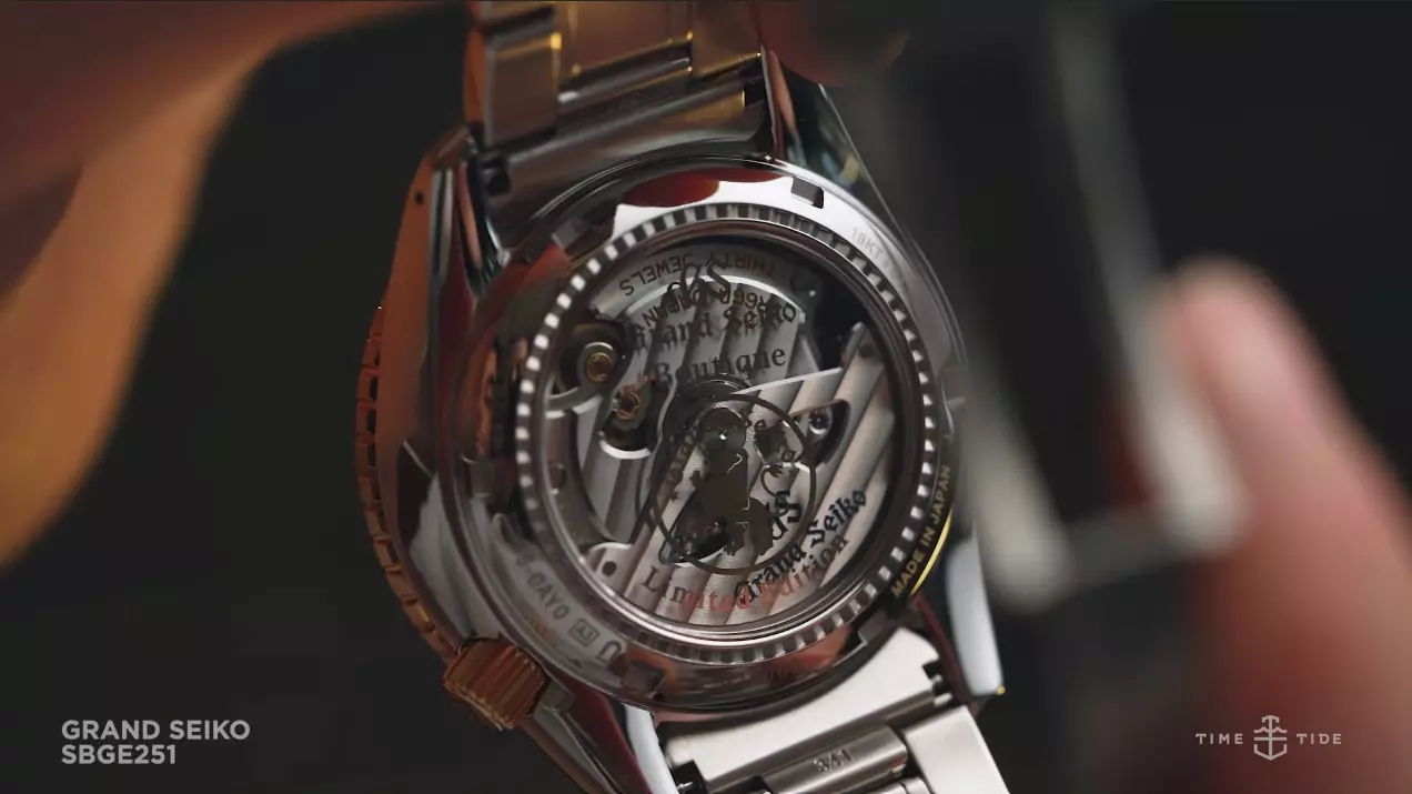 VIDEO: Grand Seiko SBGE251 adalah GMT yang tangguh dengan kilau emas mawar yang mewah - Time and Tide Watches 11767_4