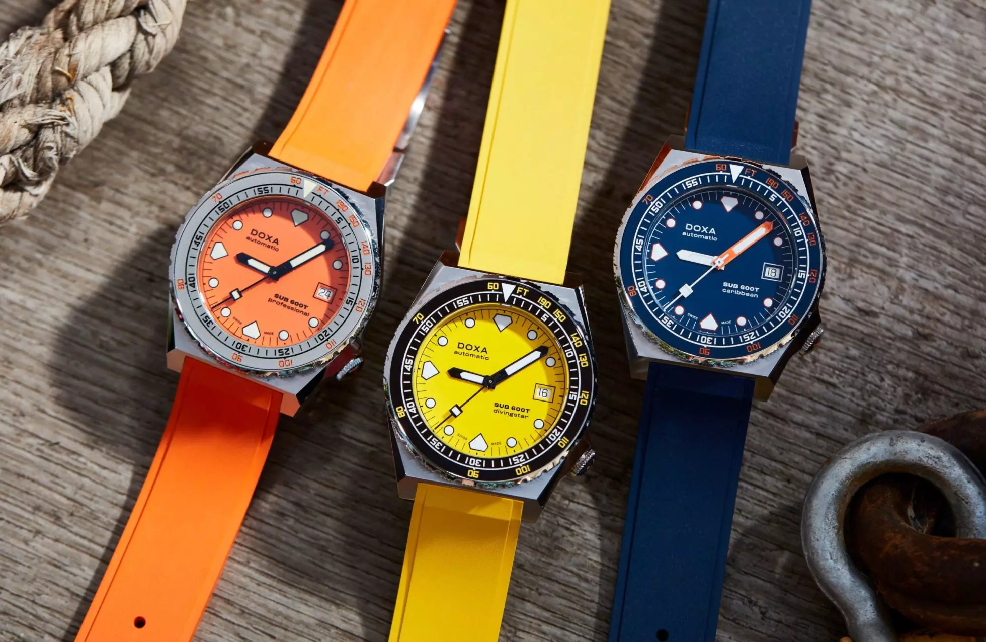 ビデオ: Doxa 600T コレクションは、1980 年代を新鮮な新しい雰囲気でリミックスします - Time and Tide Watches 12065_3
