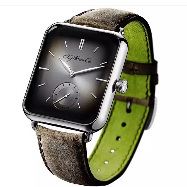 Ar nemėgstate @moserwatches ekrano atnaujinimo Apple Watch? Laikykitės @edmeylan... matyt, šio įrenginio aparatinė įranga yra šiek tiek, sakykime, seksualesnė? ️