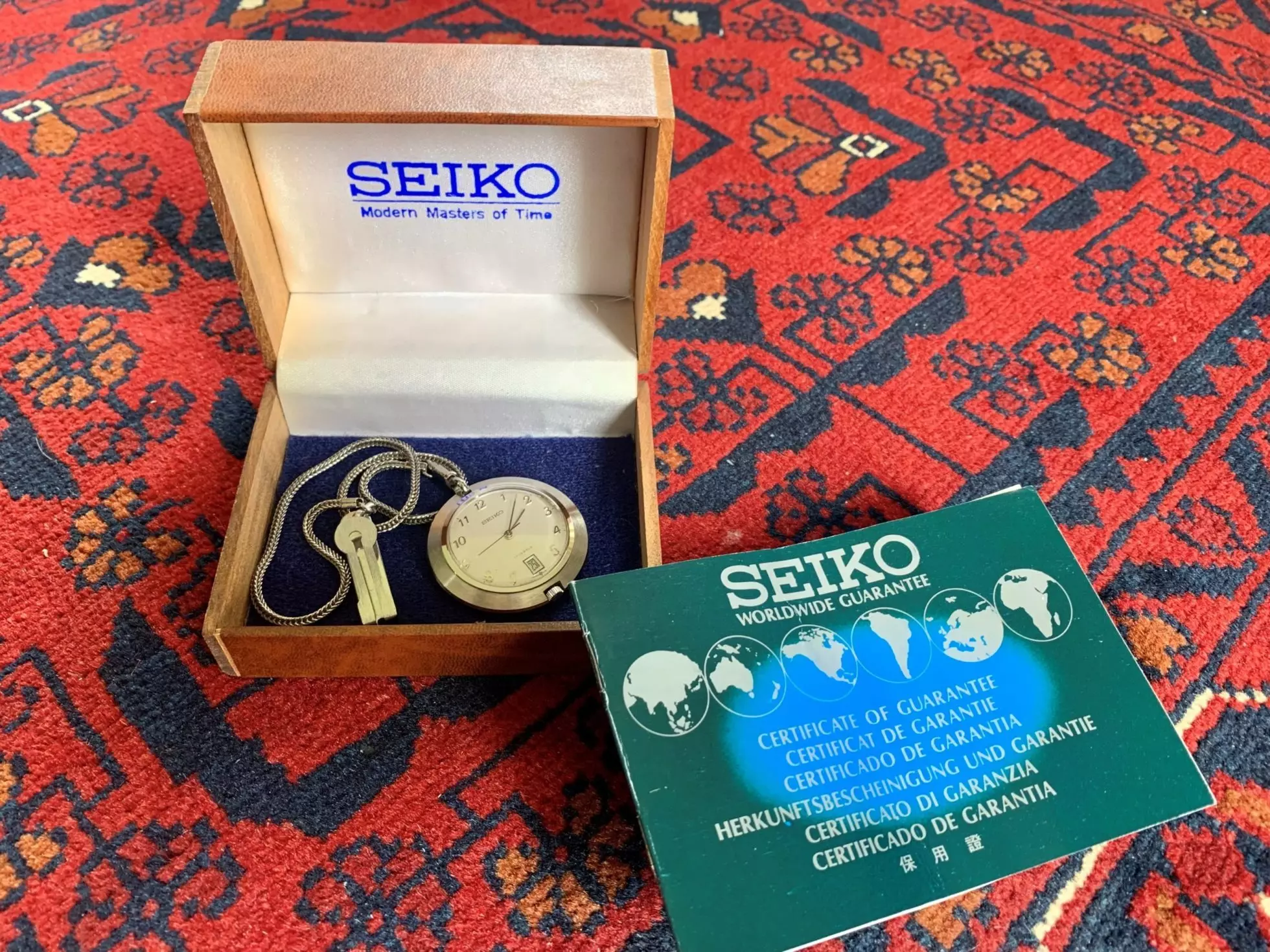 Чаро ман соатҳои кисавии Seiko ангури харидаам 12452_3