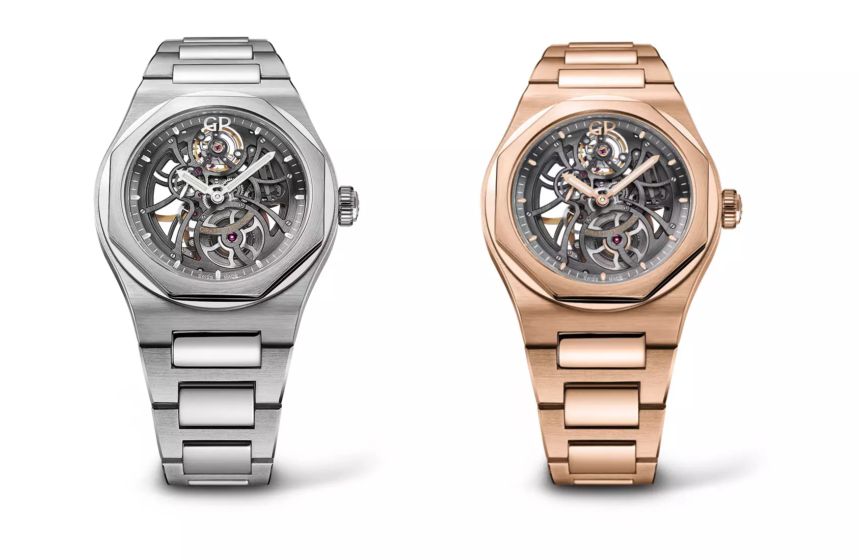 Girard-Perregaux Laureato 스켈레톤: 적을수록 좋습니다. 12475_2