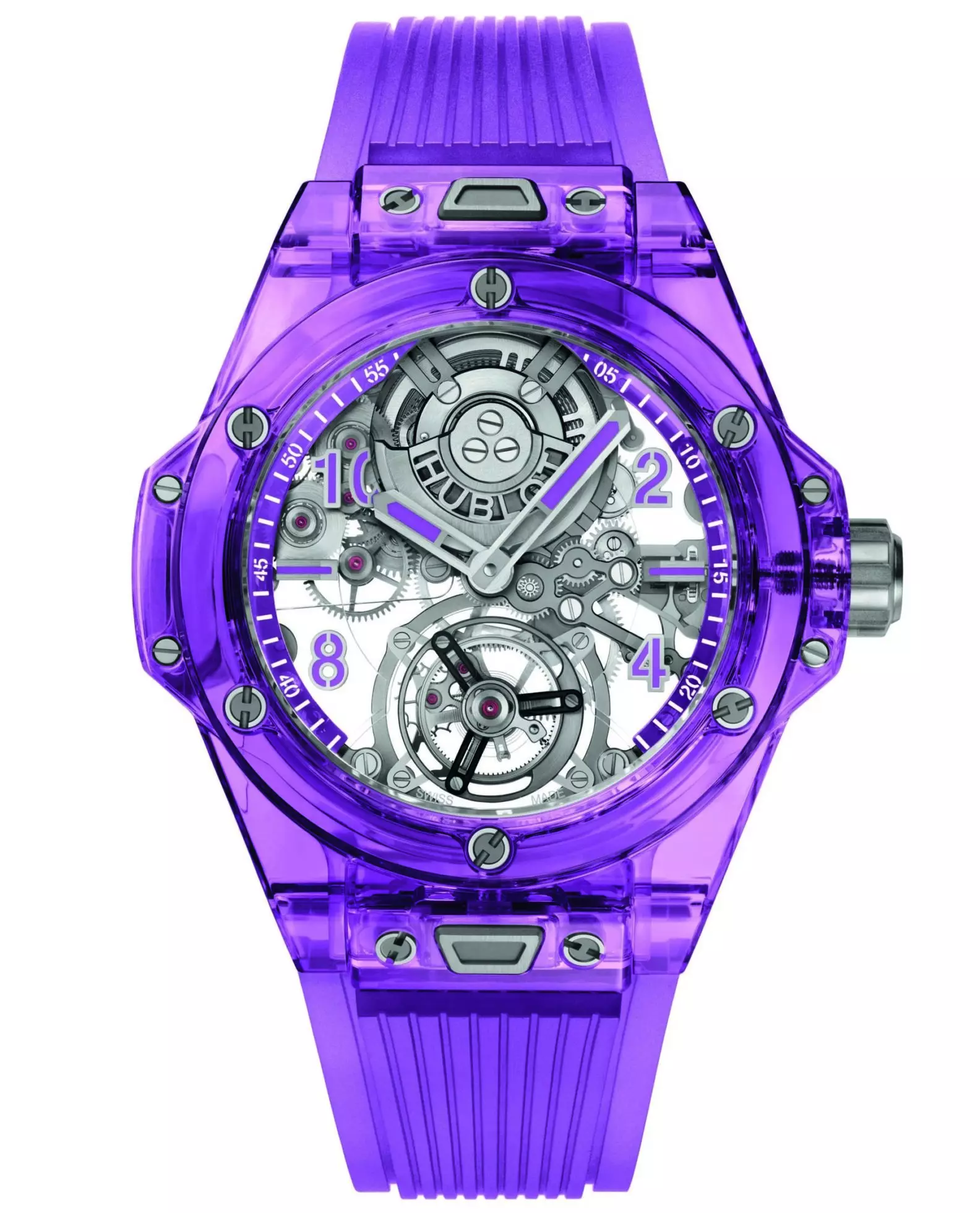 MONTRES & MERVEILLES : Hublot frappe un patch violet et lance une toute nouvelle forme de boîtier - Time and Tide Watches 1576_4