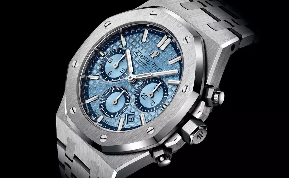 18k 화이트 골드 소재의 Audemars Piguet 로열 오크 크로노그래프 리미티드 에디션