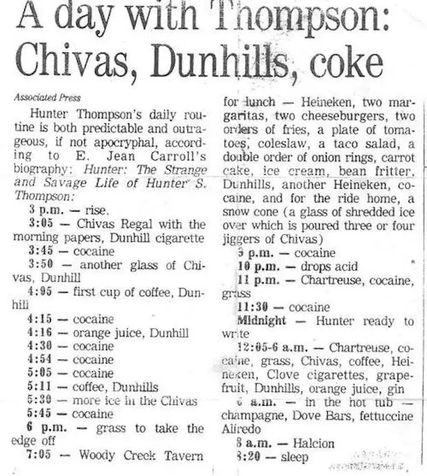 Hunter S. Thompson: l'improbable Rolex Man - Time and Tide Watches 2155_9