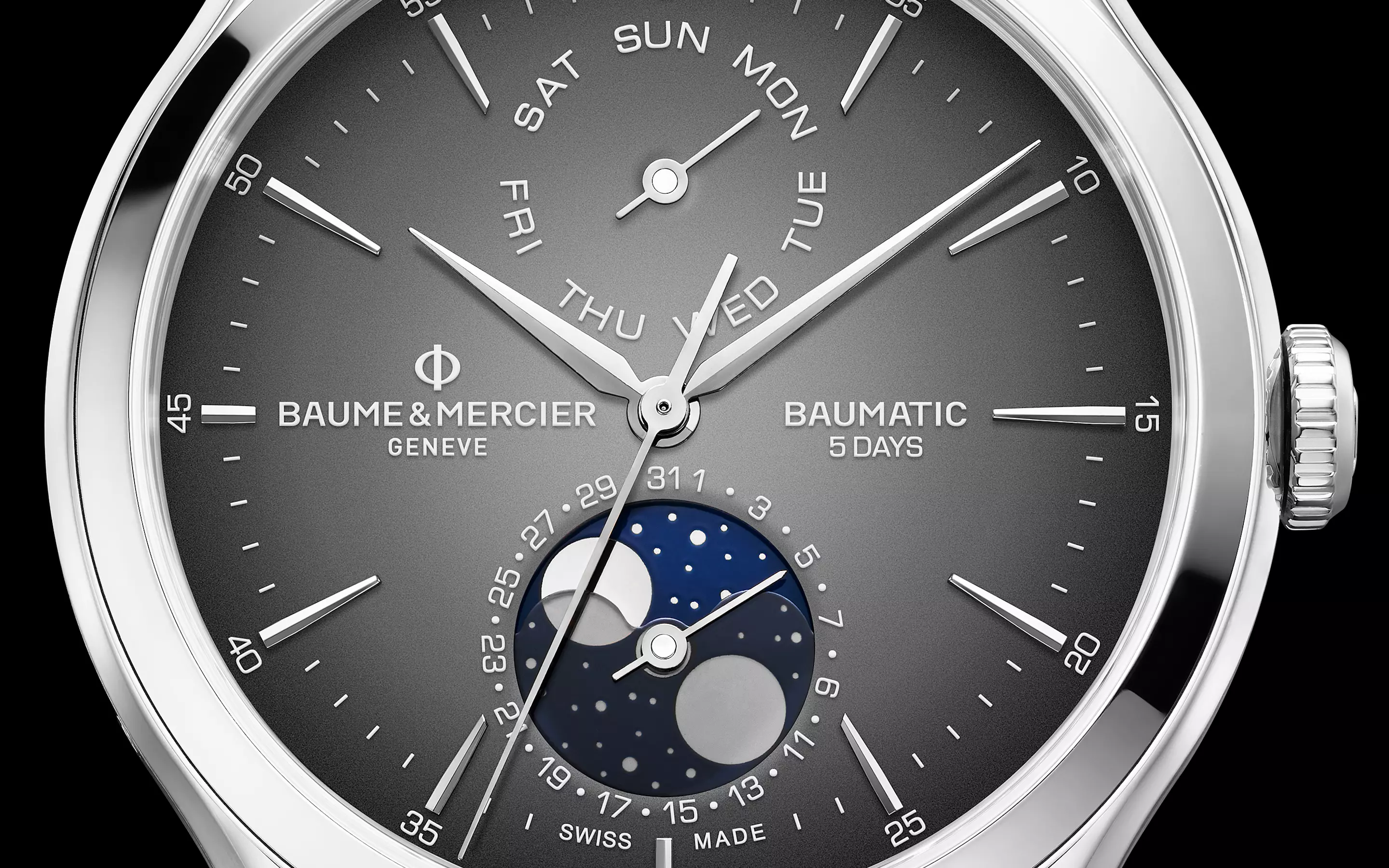 Clifton Baumatic Day-Date Moonphase