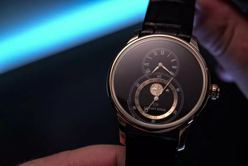 HANDS-ON: De Jaquet Droz Grande Seconde Moon Black Enamel - Tijd en getijde horloges 2508_2