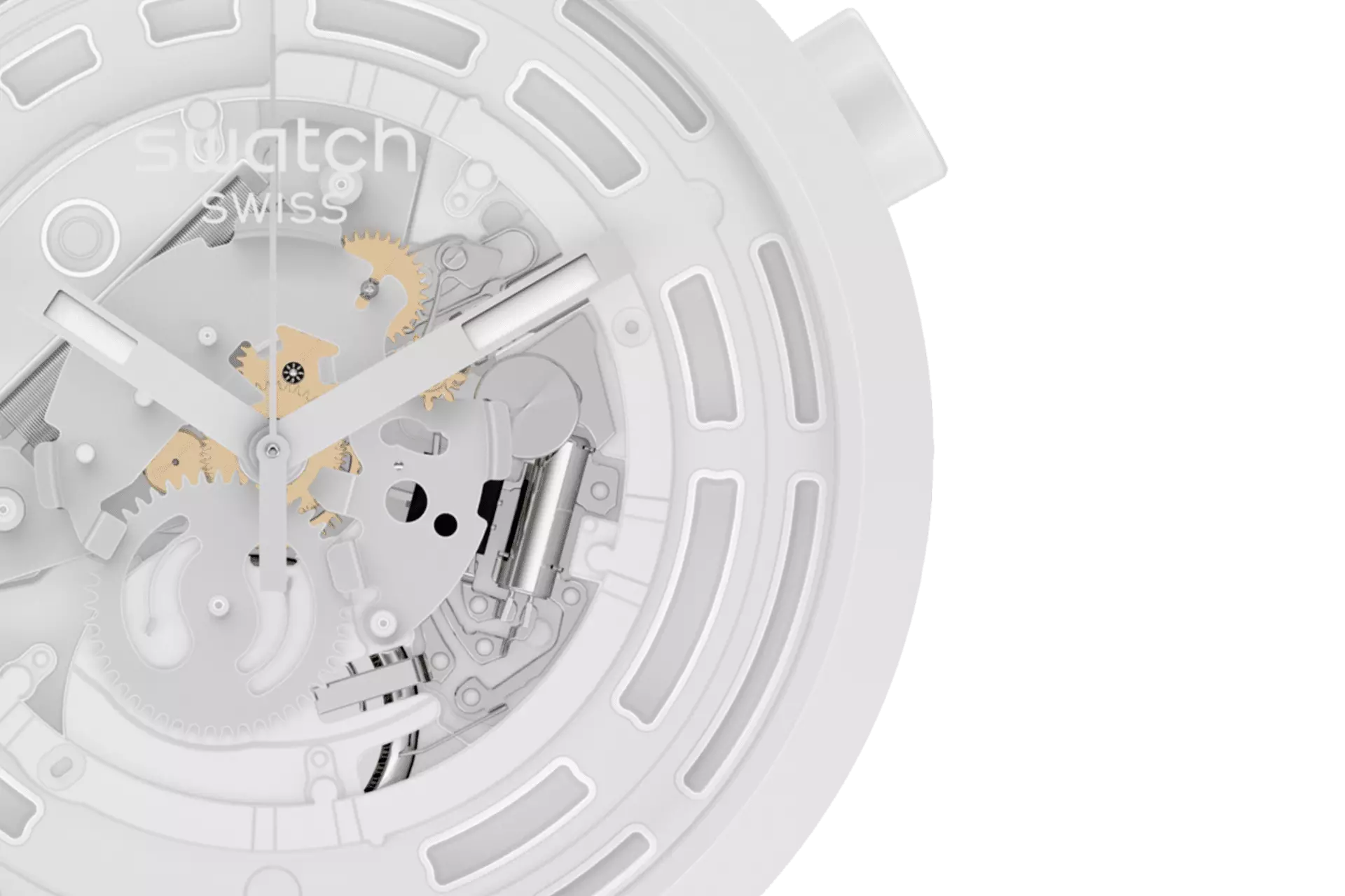 Swatch Bioceramic C-White е екологична сделка