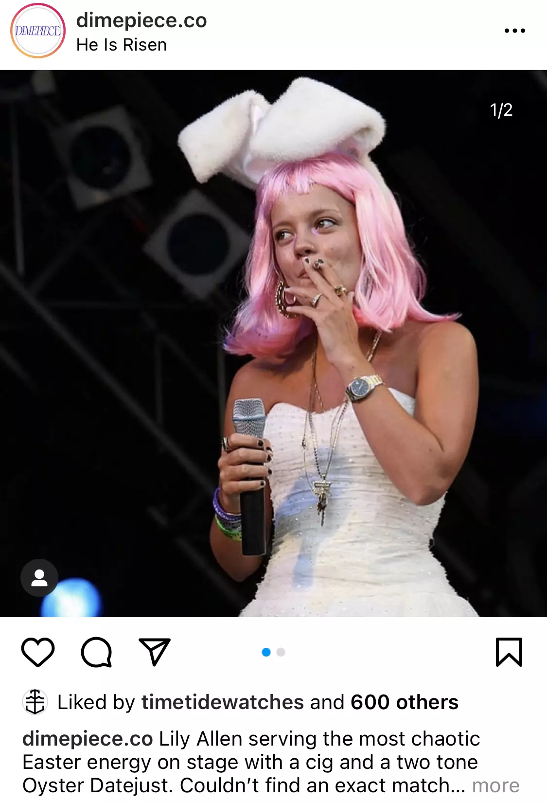 Brynn fra Dimepiece på Cartier Cookies, Lily Allen og den mest subtile klokkefleksen noensinne 2655_4