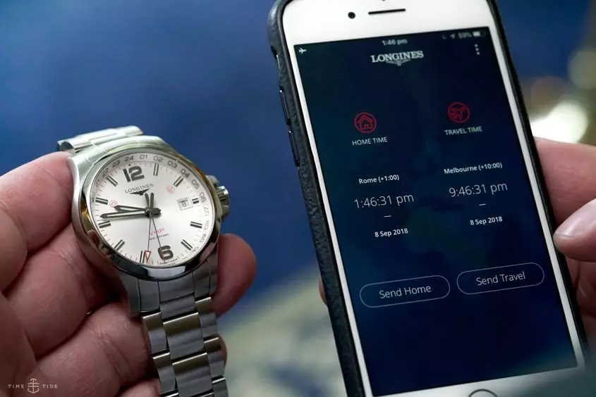 VÍDEO: Més intel·ligent que el vostre GMT mitjà: el Longines Conquest V.H.P. Configuració de flaix GMT: rellotges d'hora i marea 3275_1