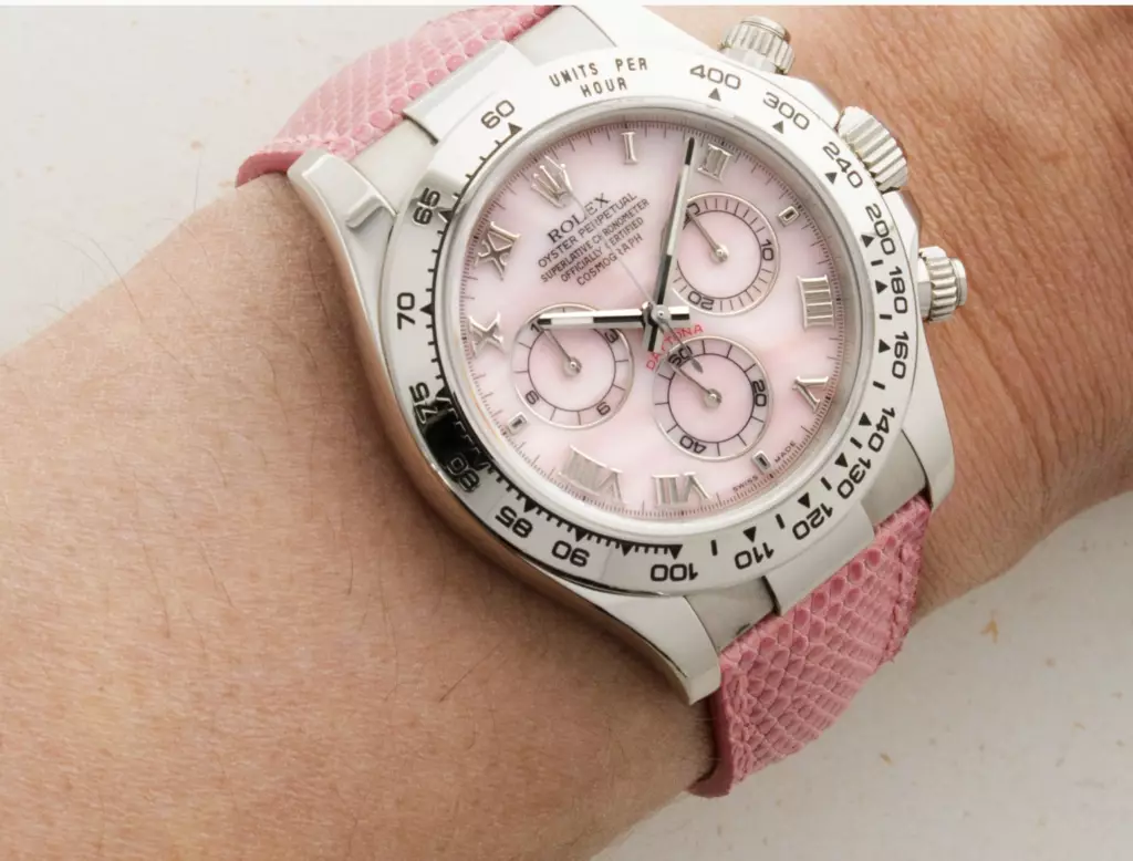 Bied mee op deze kleurrijke Rolex 'Beach' Daytona's op Loupe This 3332_4