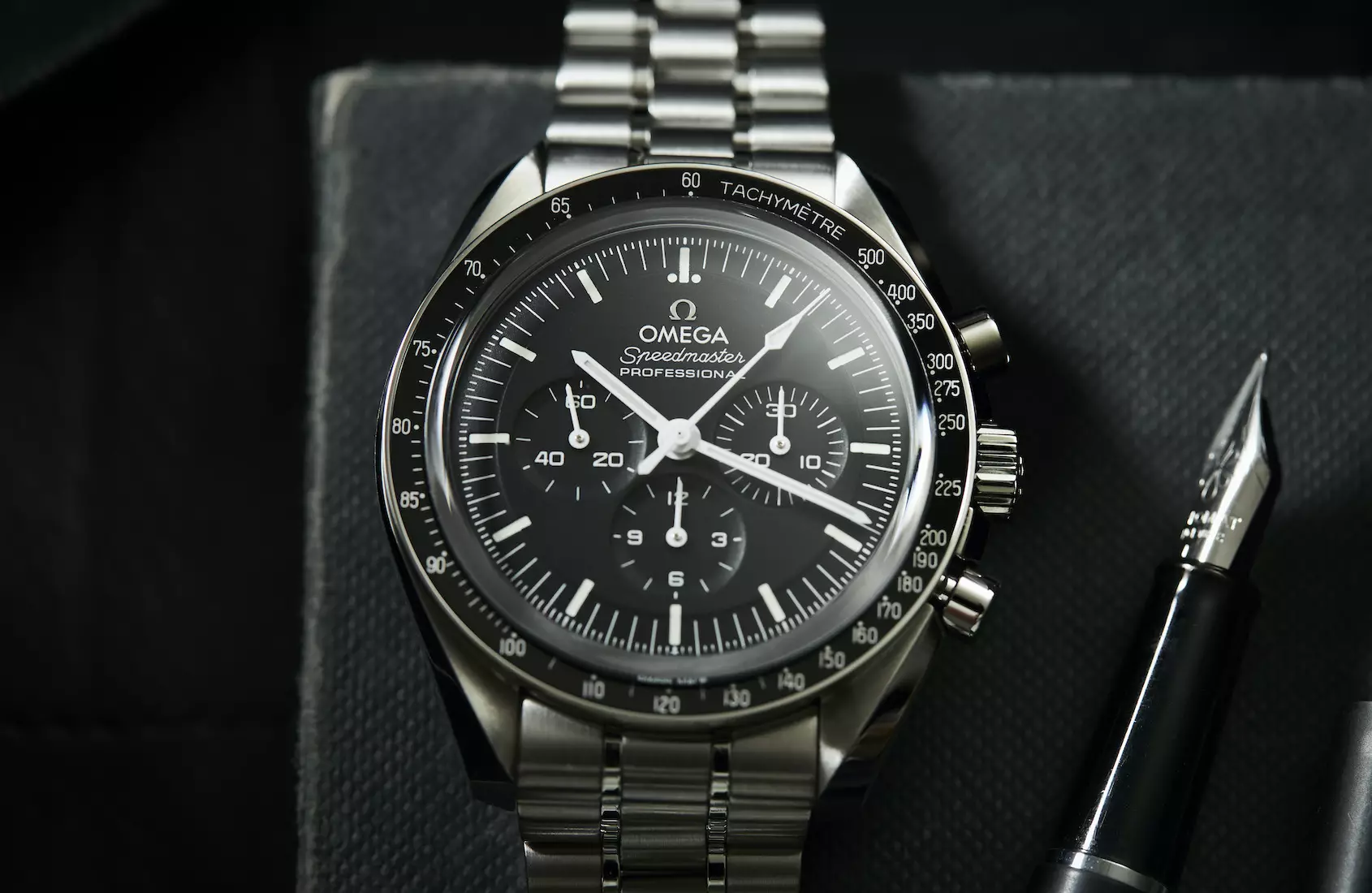 Галоўная калекцыя хранометраў Omega Speedmaster Moonwatch