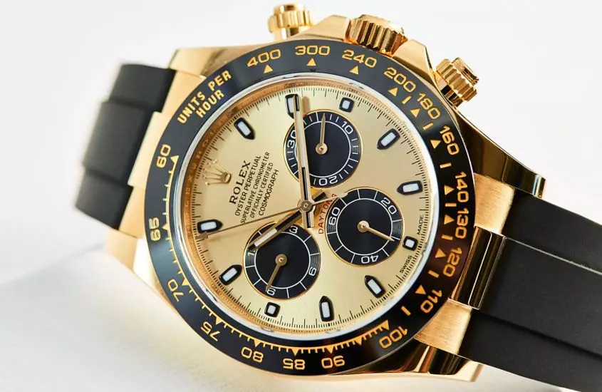 Keltakulta: Cerachrom ja Oysterflex Rolex Daytona Ref. 116518LN – Käytännön tarkistus 3491_3