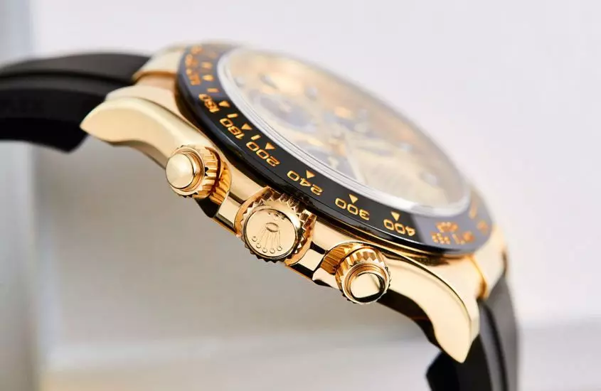 Gult guld: Cerachrom och Oysterflex Rolex Daytona Ref. 116518LN – Praktisk granskning 3491_4