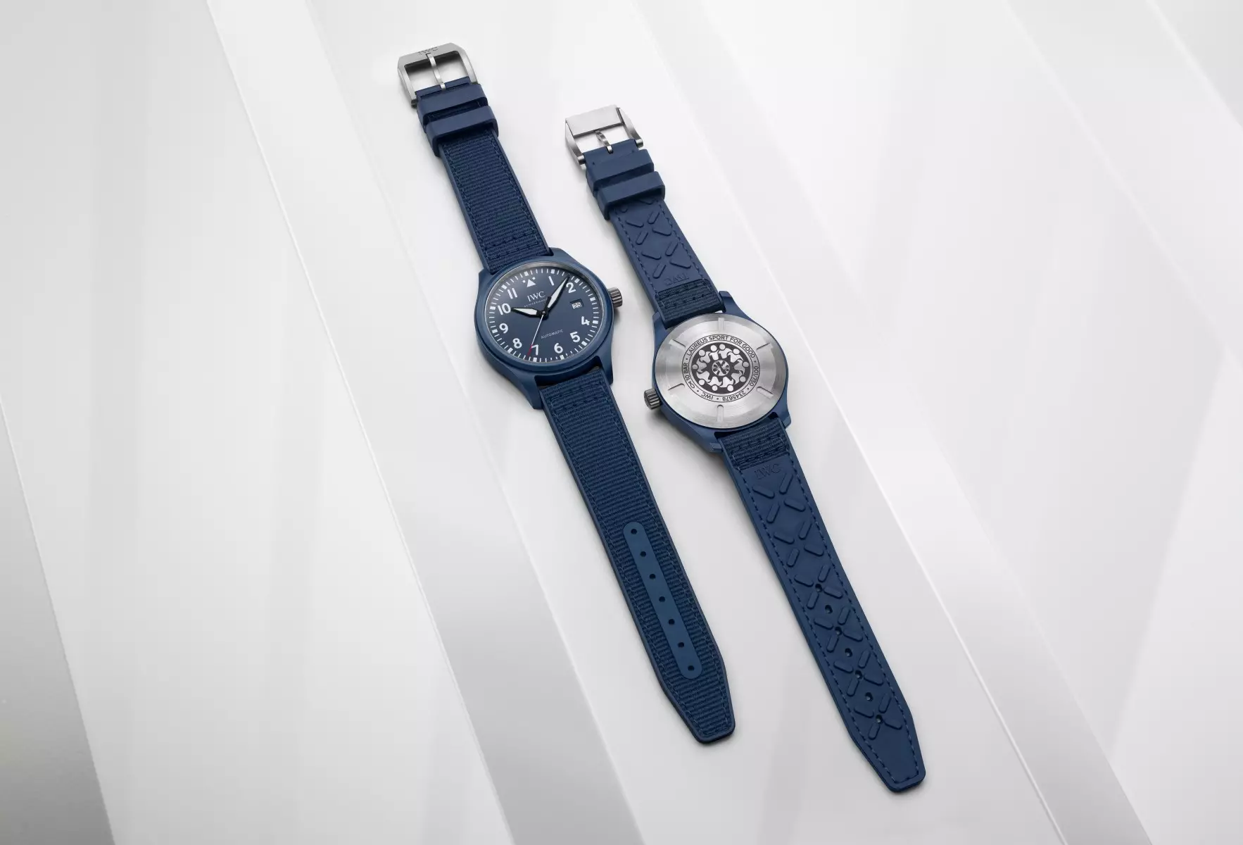 L-edizzjoni speċjali blu vera tal-IWC tappoġġja lill-Fondazzjoni Laureus 3492_1