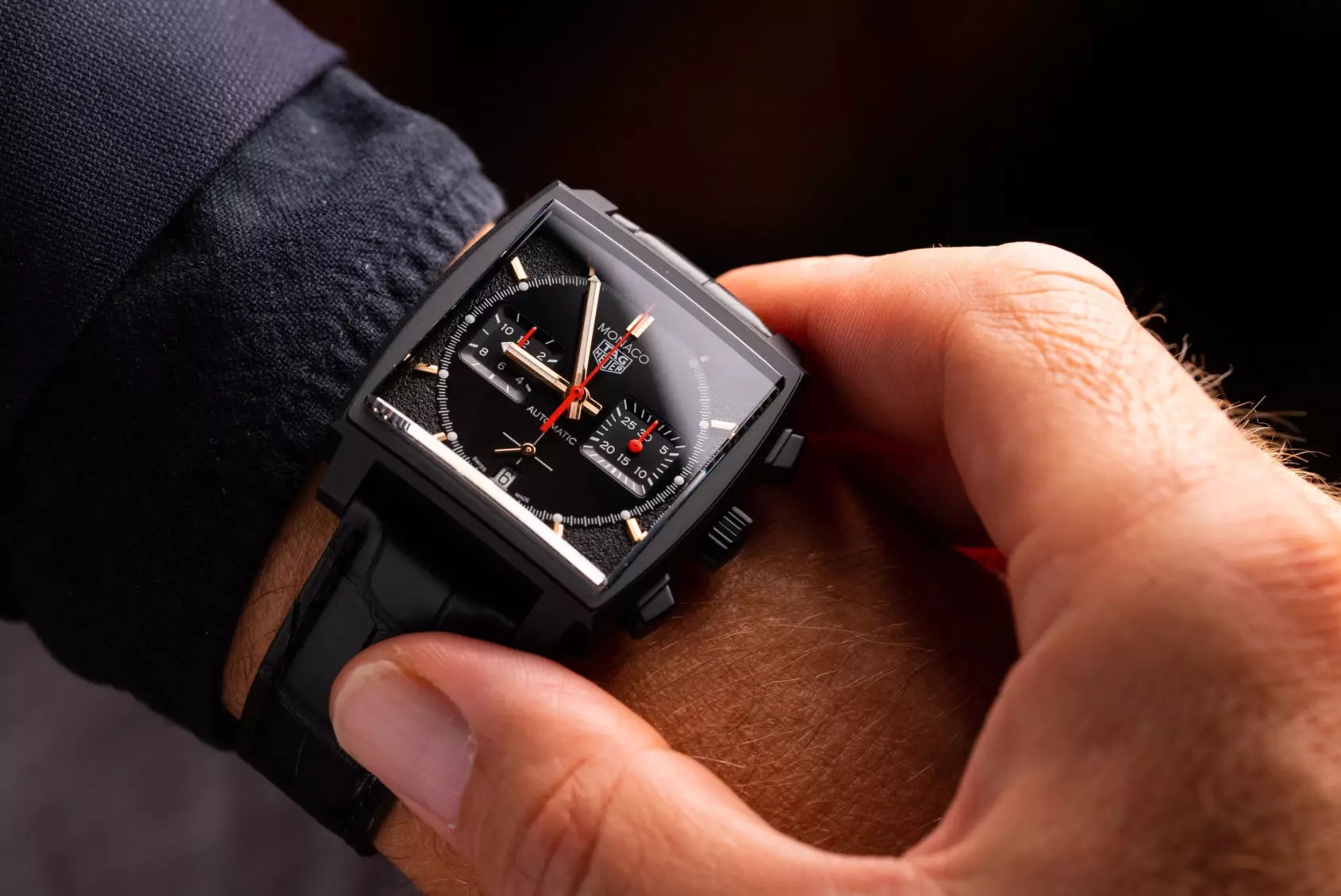 Heuer Monaco Seigneur des Ténèbres