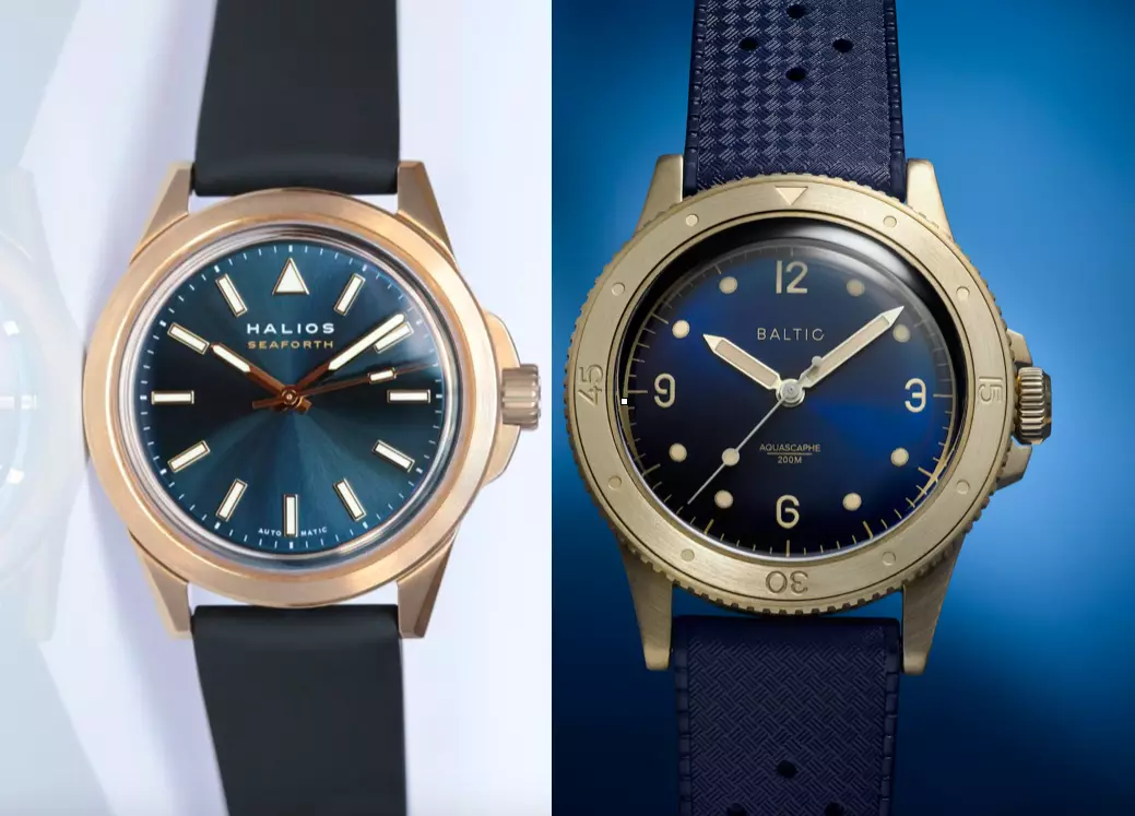 Halios Seaforth Bronze Vs. Baltic Aquascaphe Bronze