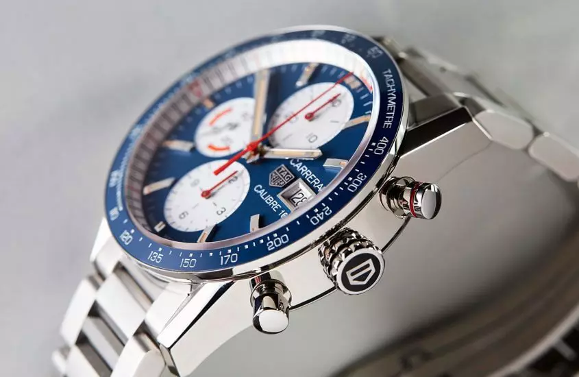 DYBENDE: Farve kommer til at spille med TAG Heuer Carrera Calibre 16 Chronograph - Time and Tide Watches 4003_4