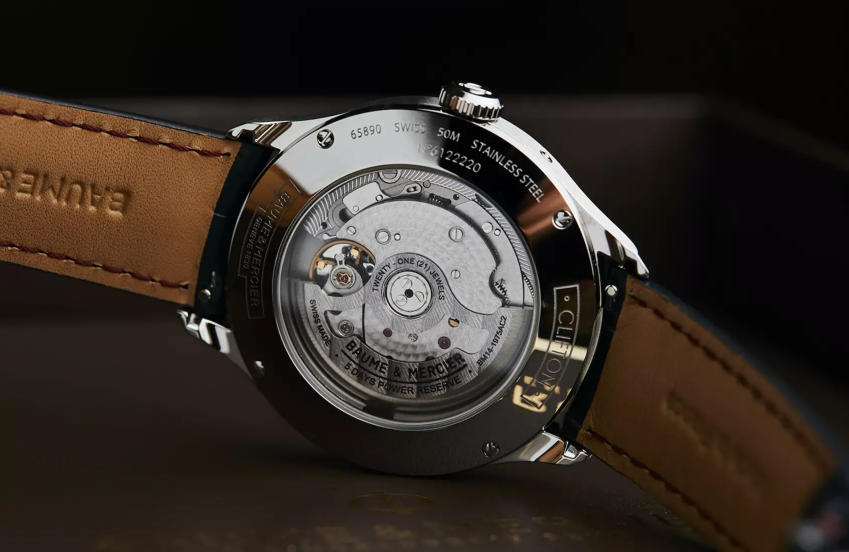 Baume & Mercier Clifton Baumatic Automat Ziua Data Faza Lunii