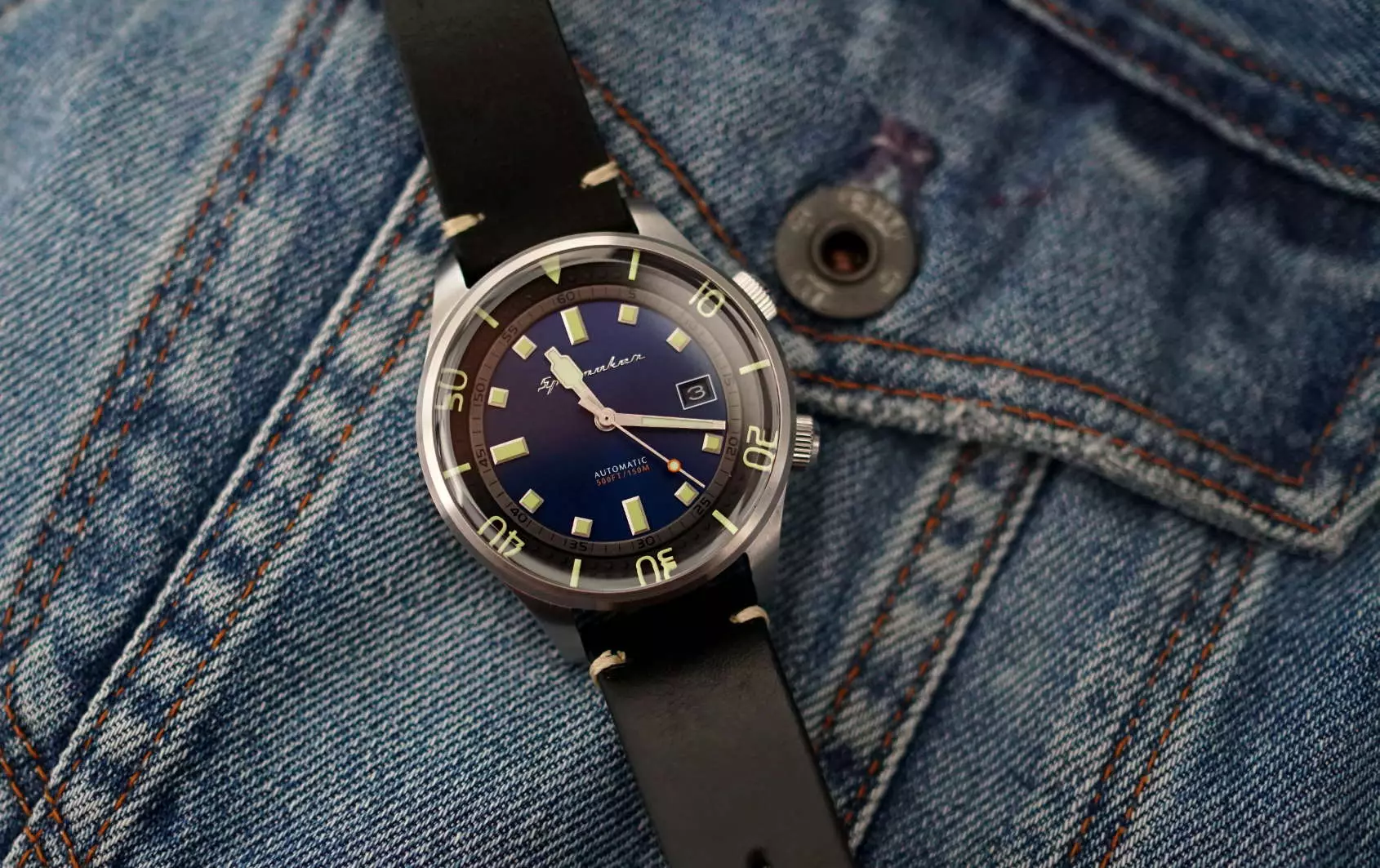 HANDS-ON: The Spinnaker Bradner – stylový retro potápěč za méně než 300 dolarů – hodinky Time and Tide 4426_2