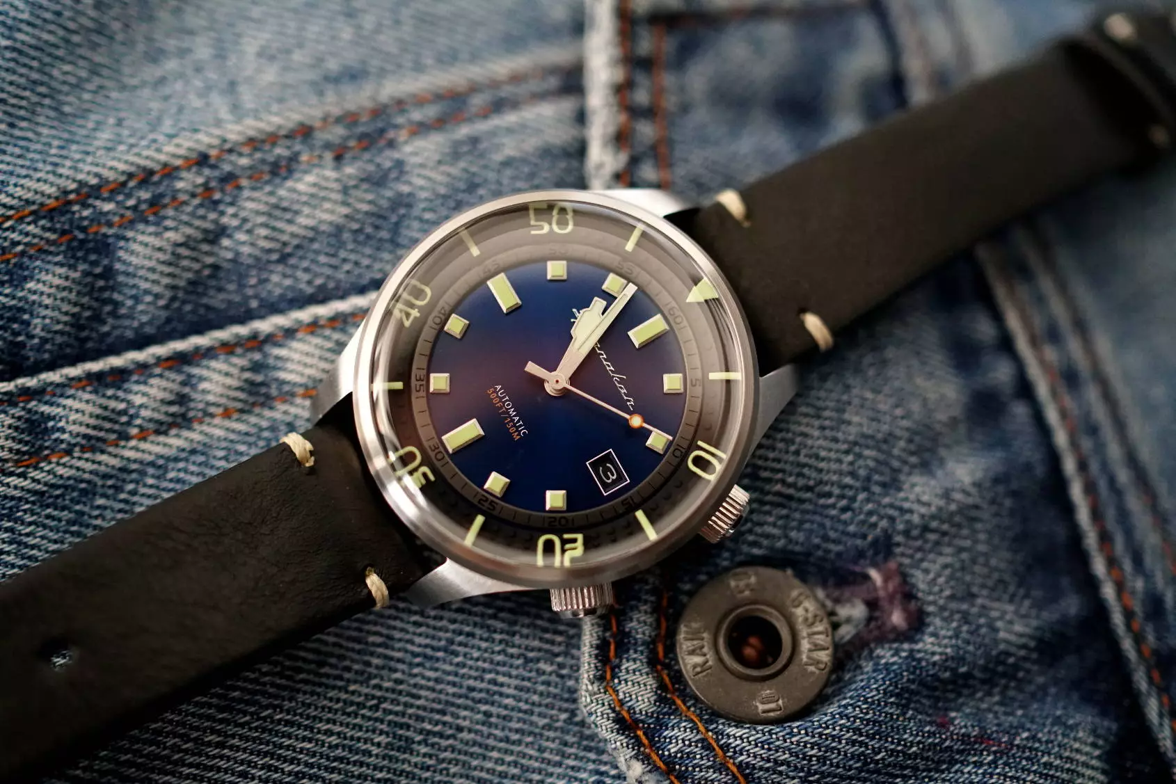 HANDS-ON: The Spinnaker Bradner – štýlový retro potápač za menej ako 300 dolárov – hodinky Time and Tide 4426_4