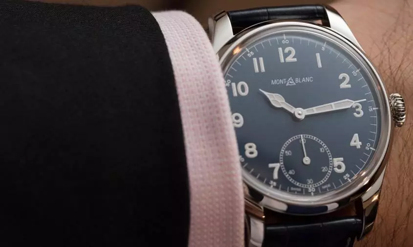 Montblanc 1858 Small Second ar Blue Dial Video Review 558_1