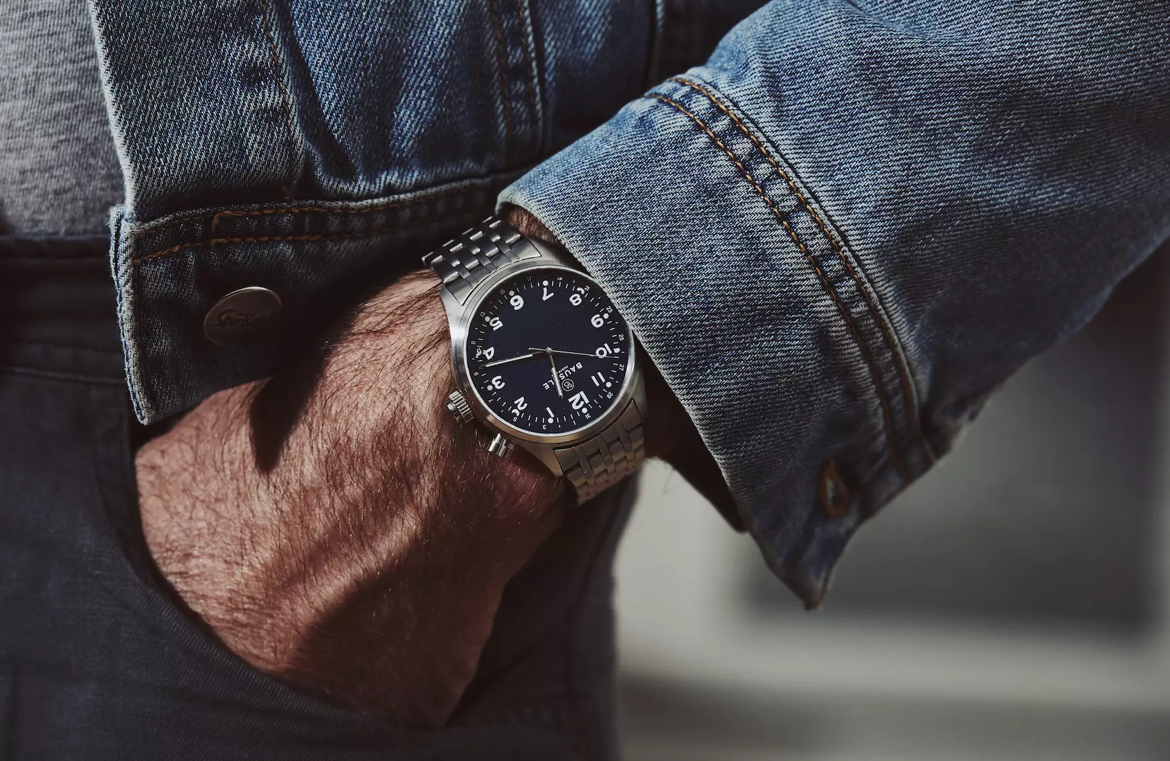 Hybridné inteligentné hodinky Bausele Vintage 2.0