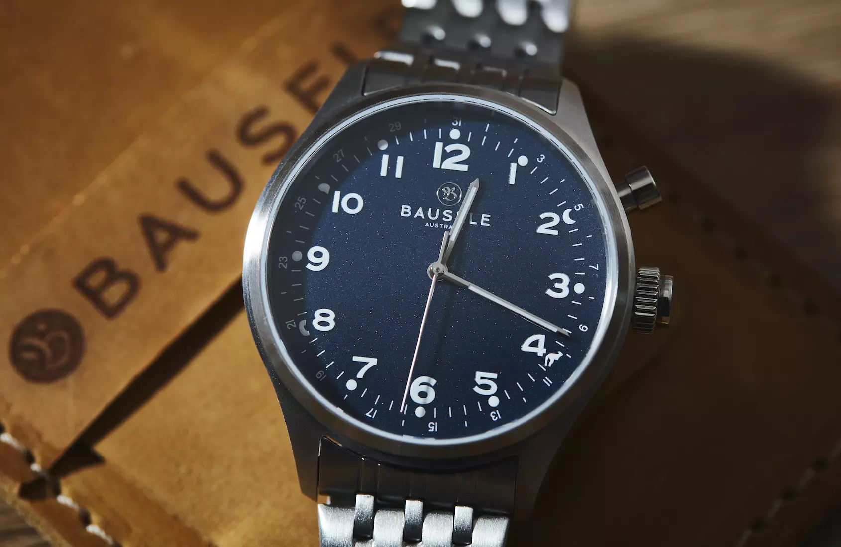 Hybridní chytré hodinky Bausele Vintage 2.0