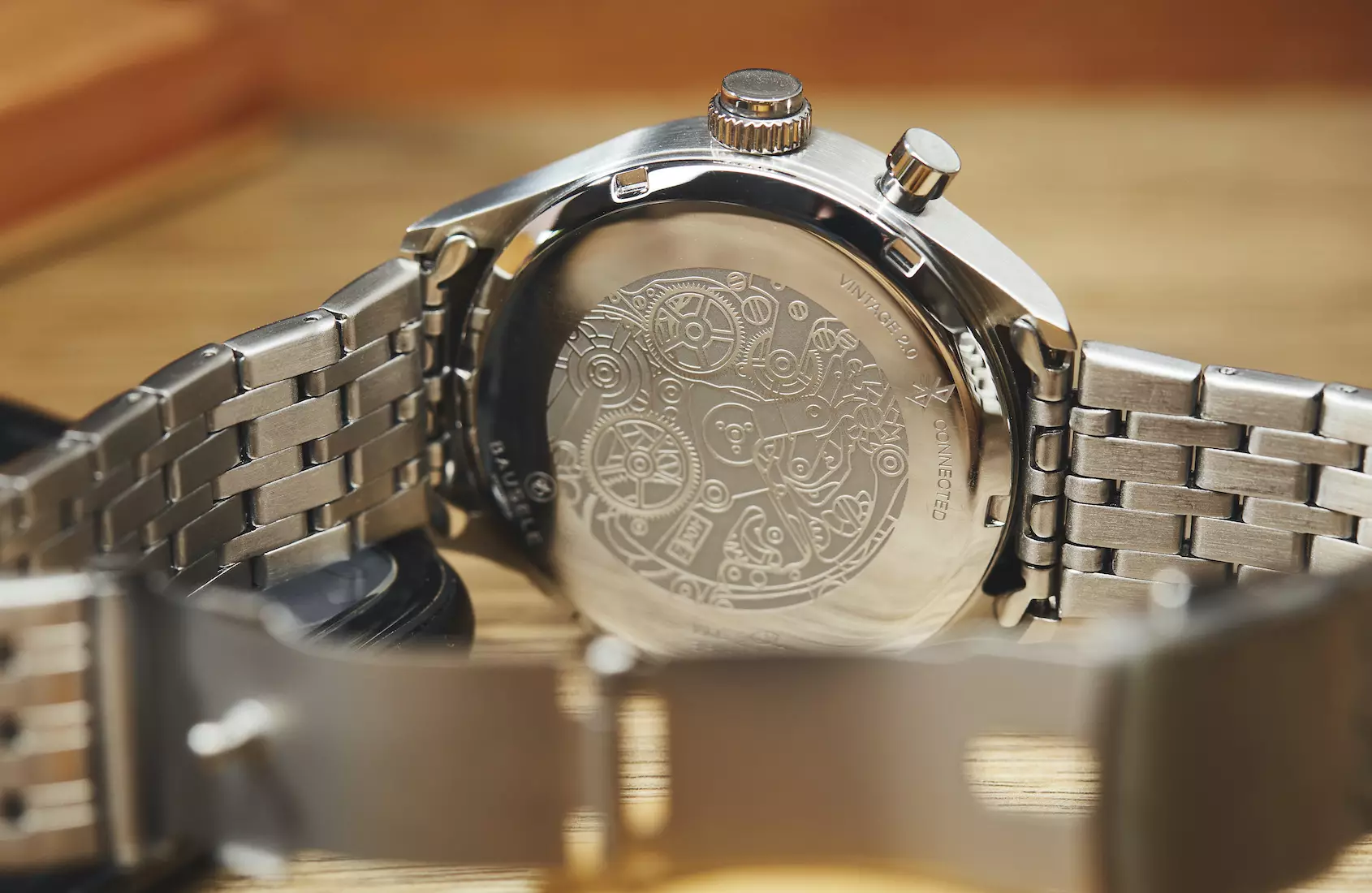 Hybridní chytré hodinky Bausele Vintage 2.0