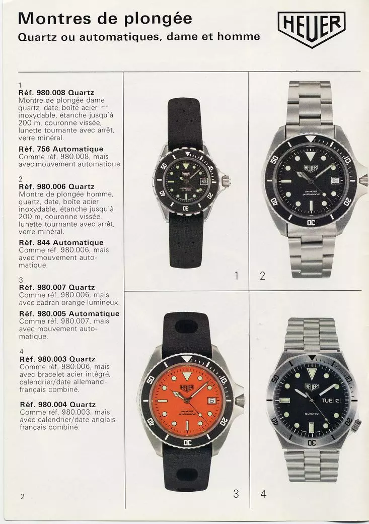 Прафесійны выгляд гадзіннікаў TAG Heuer Orange Diver - Time and Tide Watches 6429_1