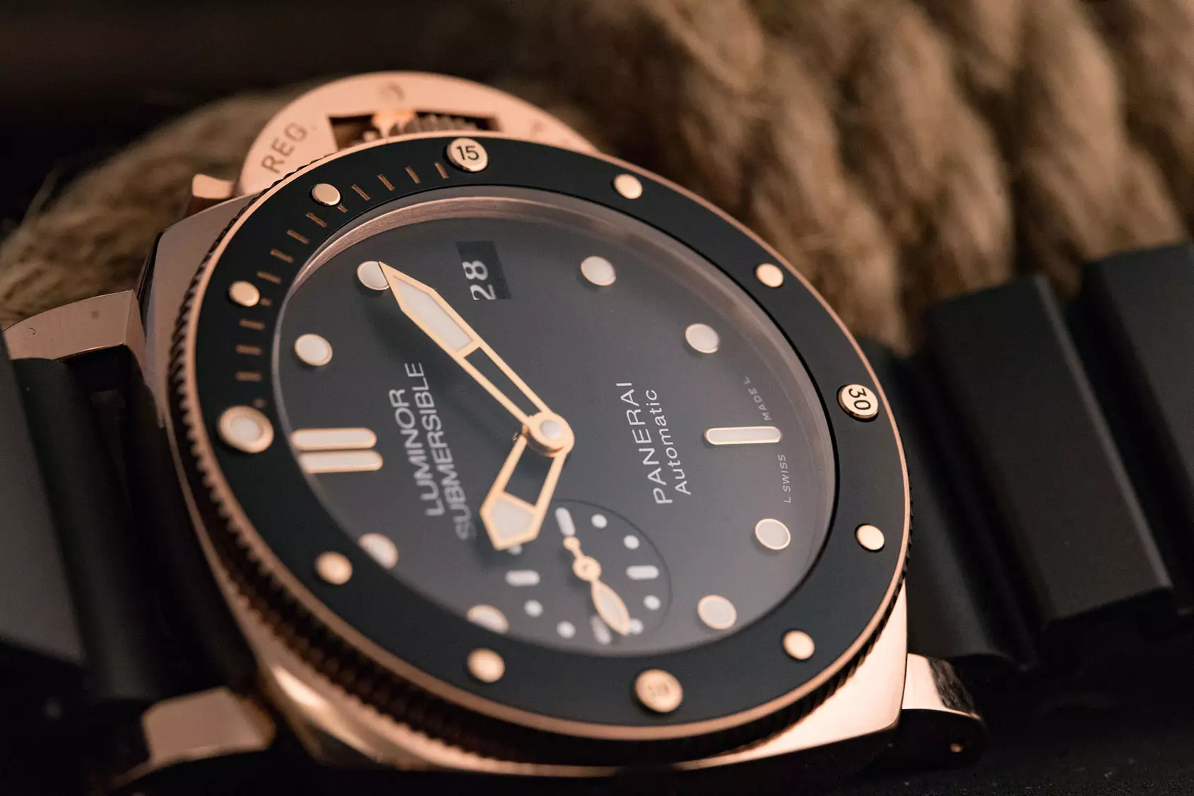 Panerai Luminor Submersible 1950 3 Days Automatic Pro Rosso PAM 684 – Hands-on recension 649_3