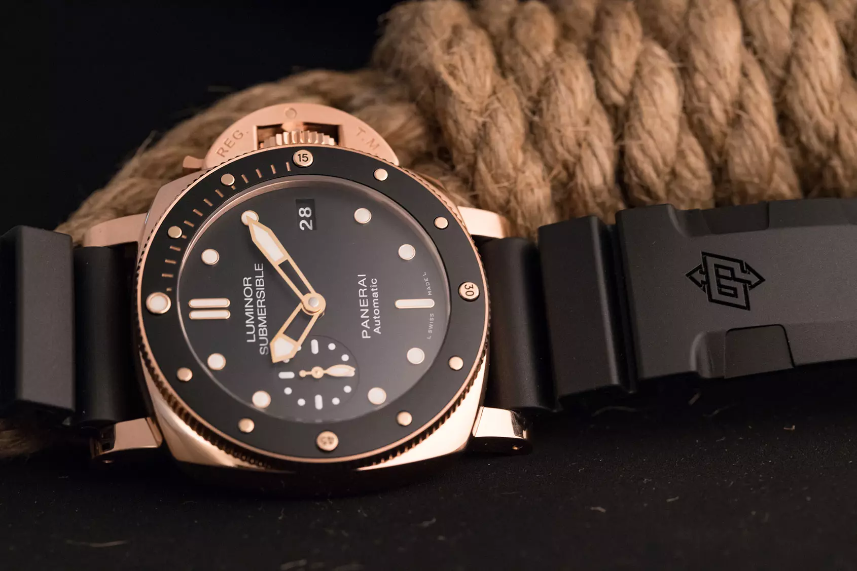 Panerai Luminor Submersible 1950 3 Days Automatic Pro Rosso PAM 684 – Hands-on recension 649_4