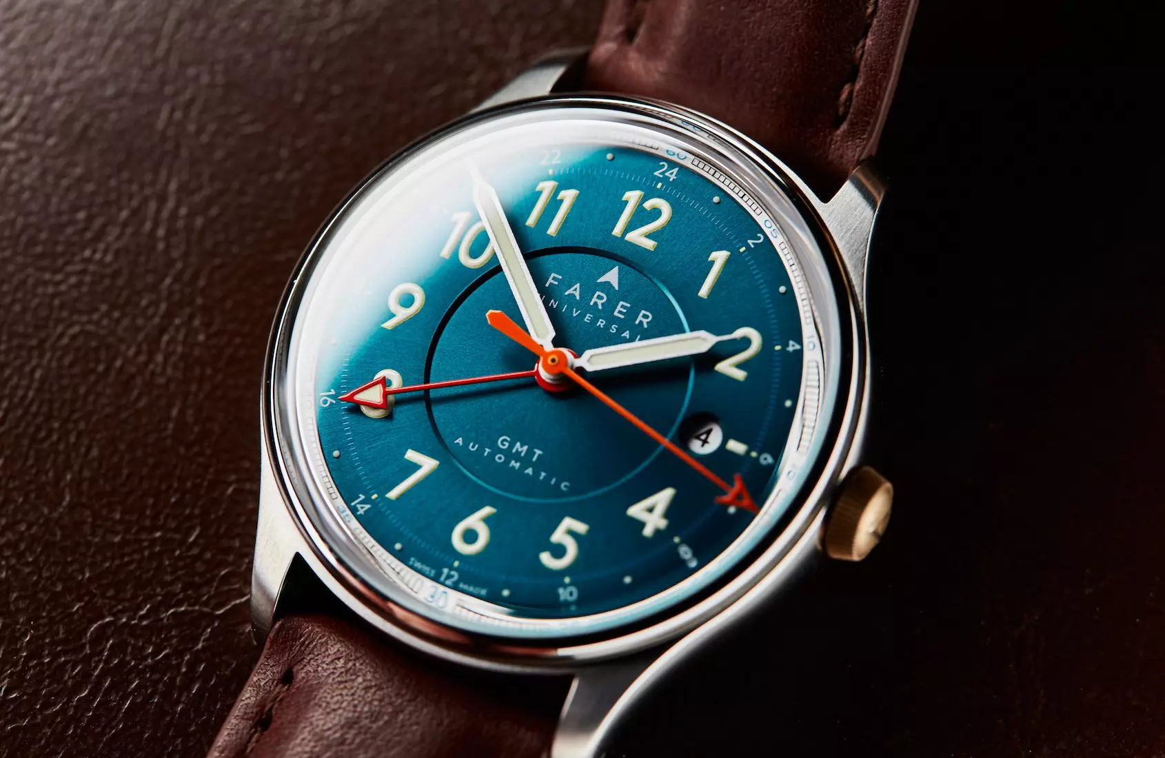 ხელმისაწვდომობა: ხელმისაწვდომი, ფერადი ორტაიმერი – Farer Lander GMT Automatic – Time and Tide Watches