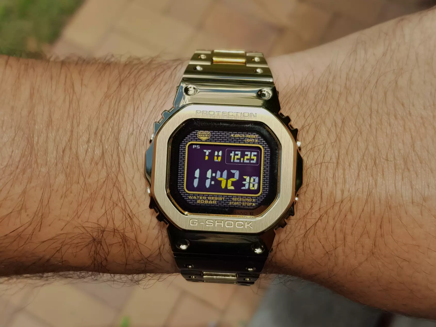 МОИТЕ 2 МЕСЕЦА СЪС: Златното момче Casio G-Shock Full Metal GMW-B5000GD-9 - часовници Time and Tide 6589_4