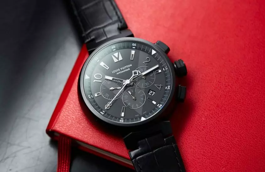 Đánh giá Louis Vuitton Tambour All Black Chronograph 46 7104_1