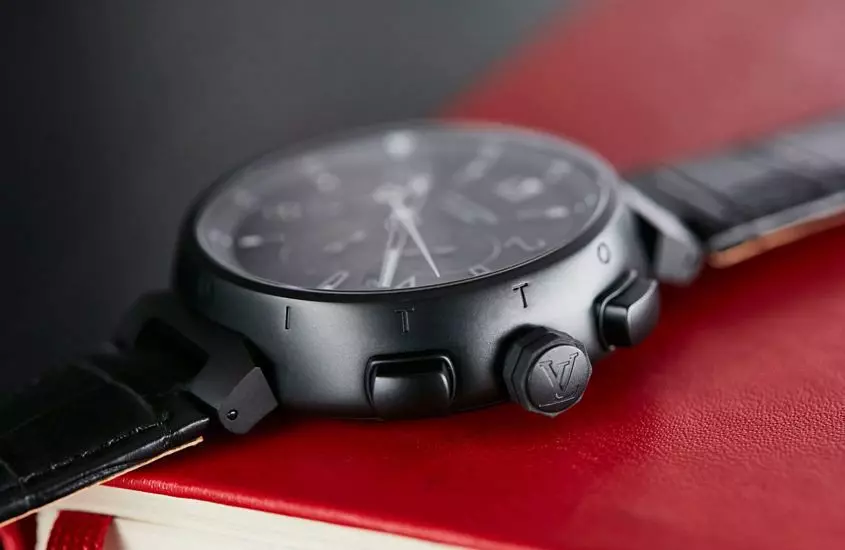 Louis Vuitton Tambour All Black Chronograph 46 ülevaade 7104_3