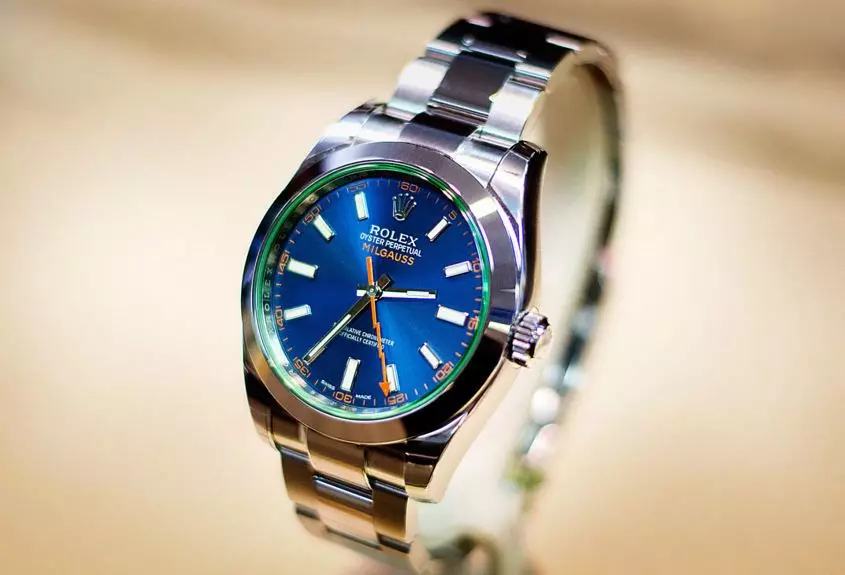 ПРАКЦЫЯ: Rolex Milgauss Z-Blue – бунтарскі Rolex - гадзіннік Time and Tide 724_1