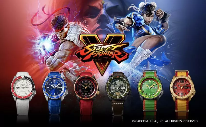 Seiko 5 Sports x Street Fighter V u lëshua, dhe ato janë të egra 743_1