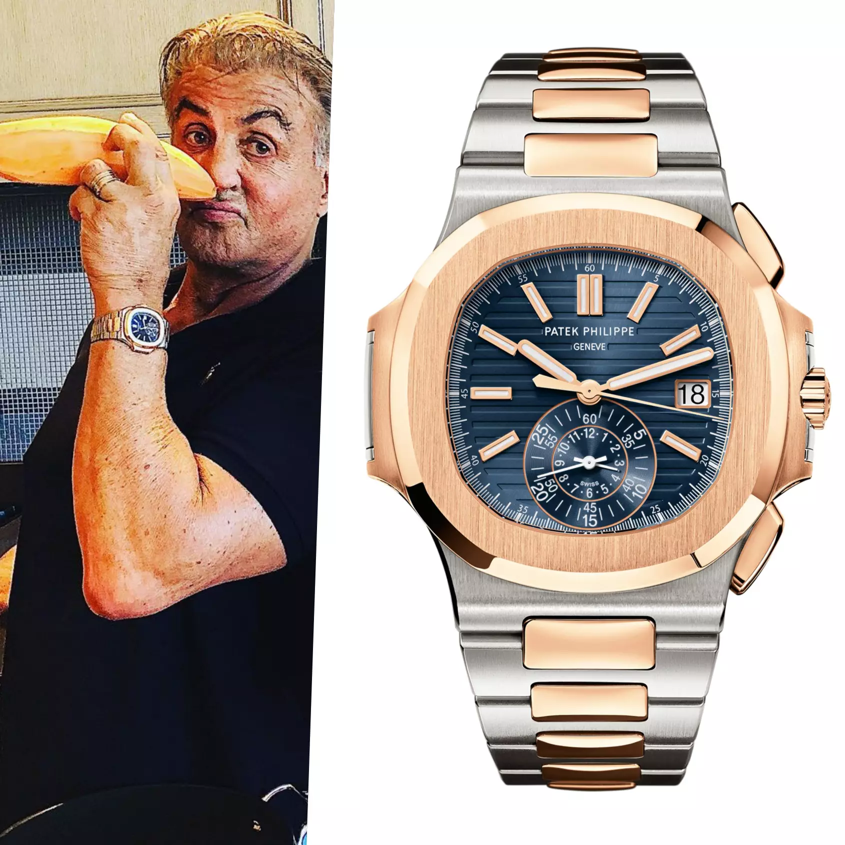 Sylvester Stallone għandu xi timepieces heavyweight fil-kollezzjoni tiegħu 7928_2