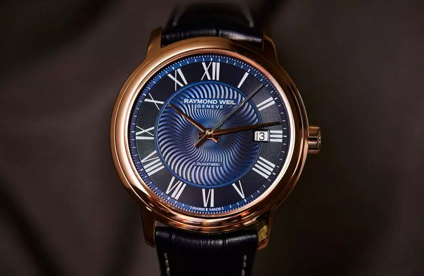 실습: 블루스를 쫓아라 - Raymond Weil의 고전적인 Maestro 제품군에 3개의 새로운 모델이 추가되었습니다. - Time and Tide Watches 7989_1