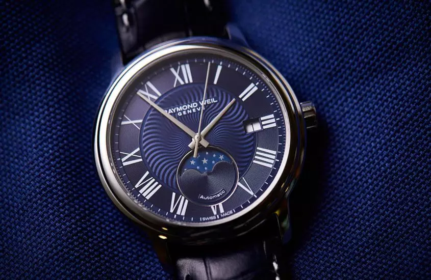 실습: 블루스를 쫓아라 - Raymond Weil의 고전적인 Maestro 제품군에 3개의 새로운 모델이 추가되었습니다. - Time and Tide Watches 7989_5