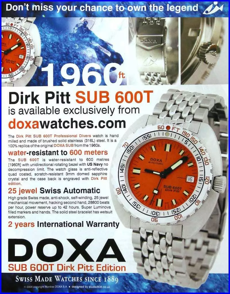 Посланик на Fantasy Watch: Матю Макконъхи и Doxa 8497_5