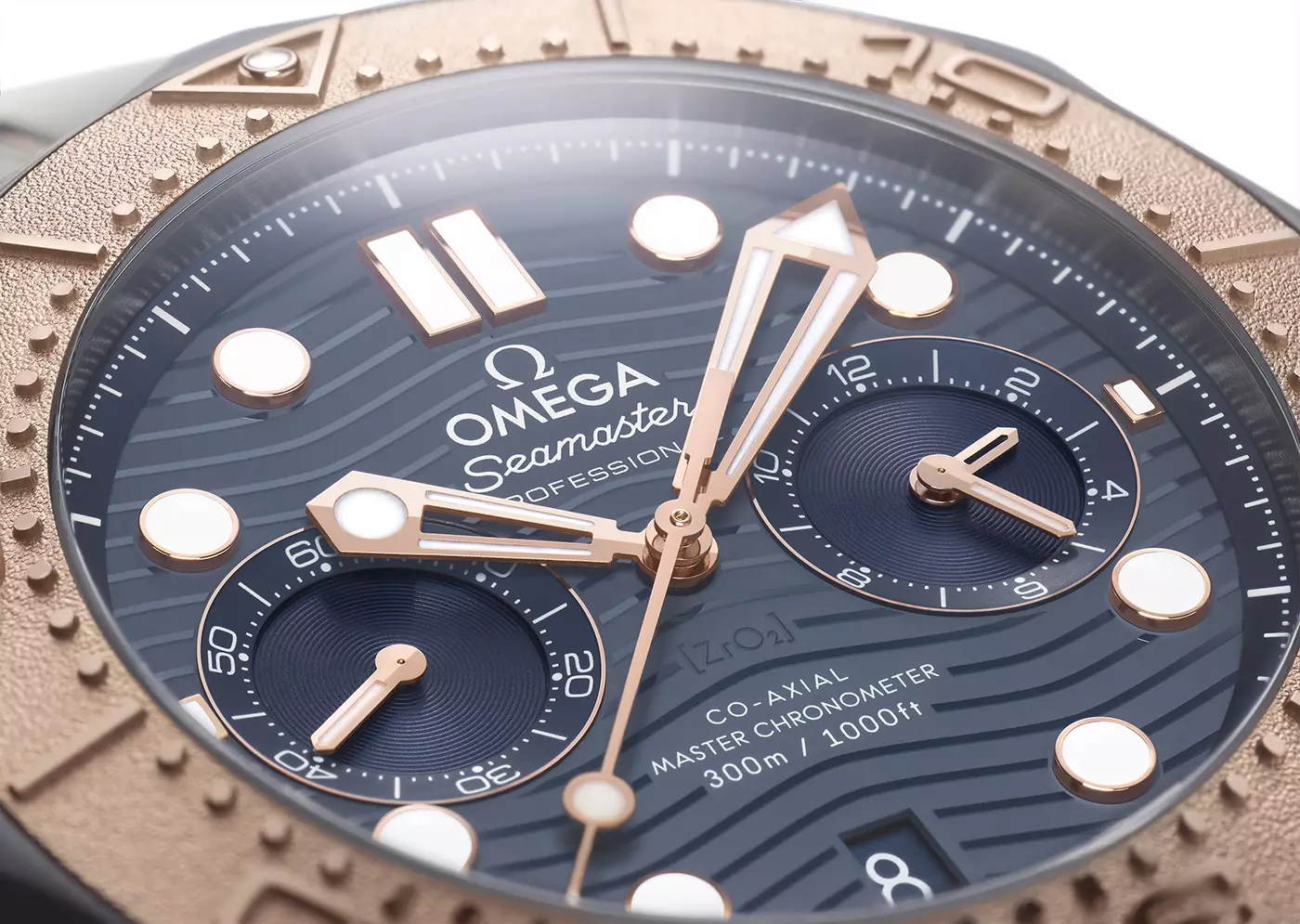 Omega Seamaster Diver 300M Chronograph Gold Titanium Tantal